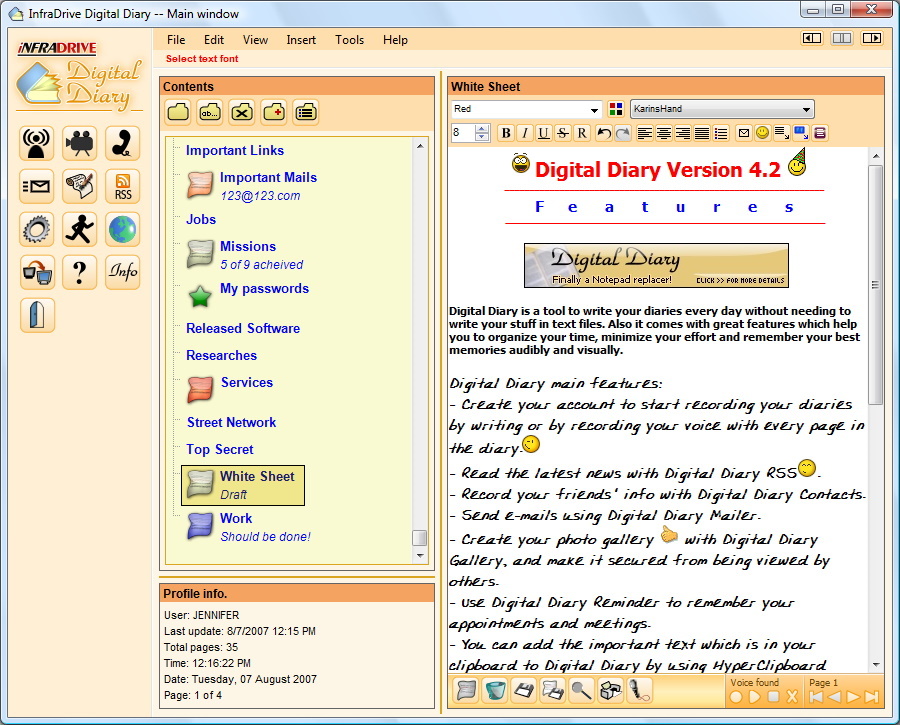 Digital Diary Free Download And Reviews Fileforum